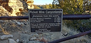 Picket Wire Canyon Dinosaur Tracksite · Featured Route | COTREX